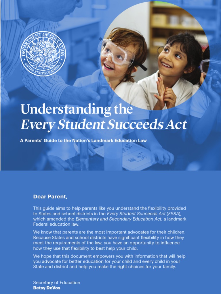 Parents Guide To The Every Student Succeeds Act | PDF | Elementary And ...