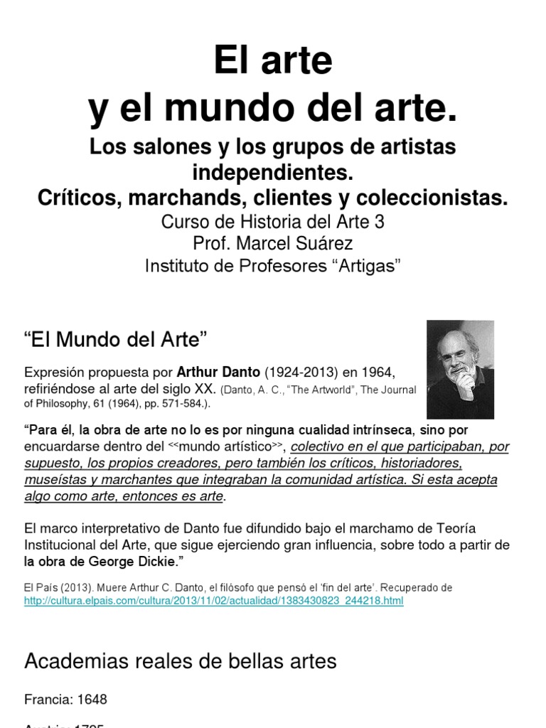 1 El Mundo Del Arte | PDF | Medios de arte | Pinturas