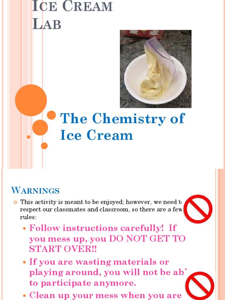 Ice Cream Lab | PDF