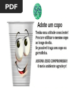 Cartazes Adote Um Copo | PDF