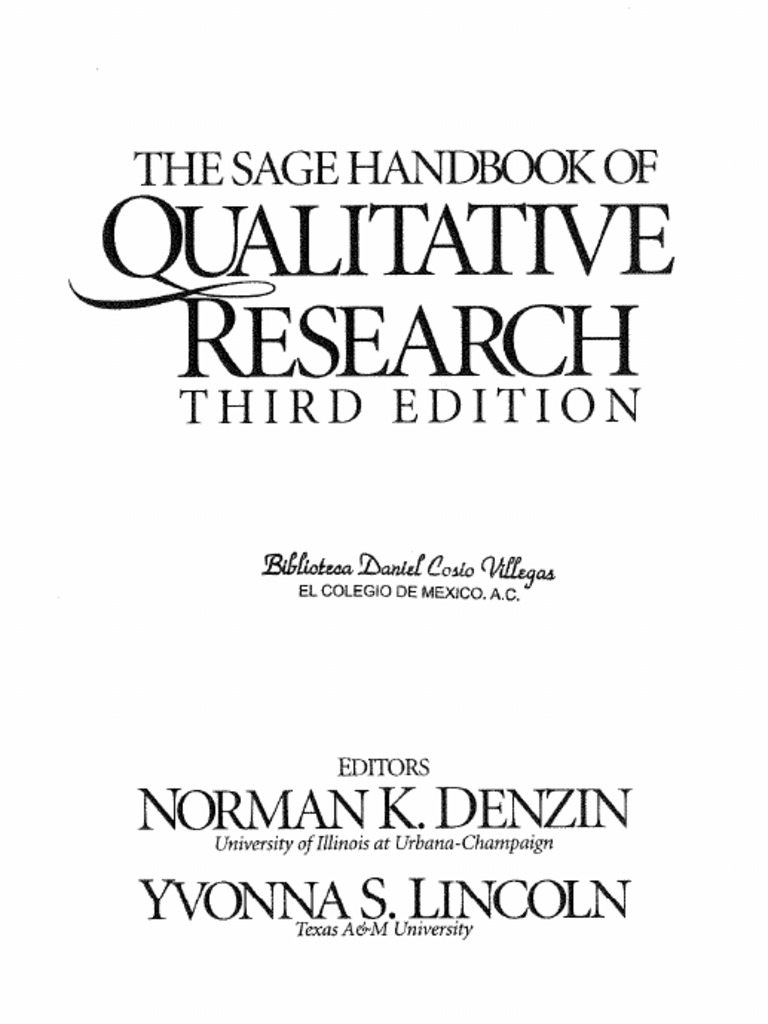 Guba, E. y Lincoln, Y. (1994) PDF | PDF