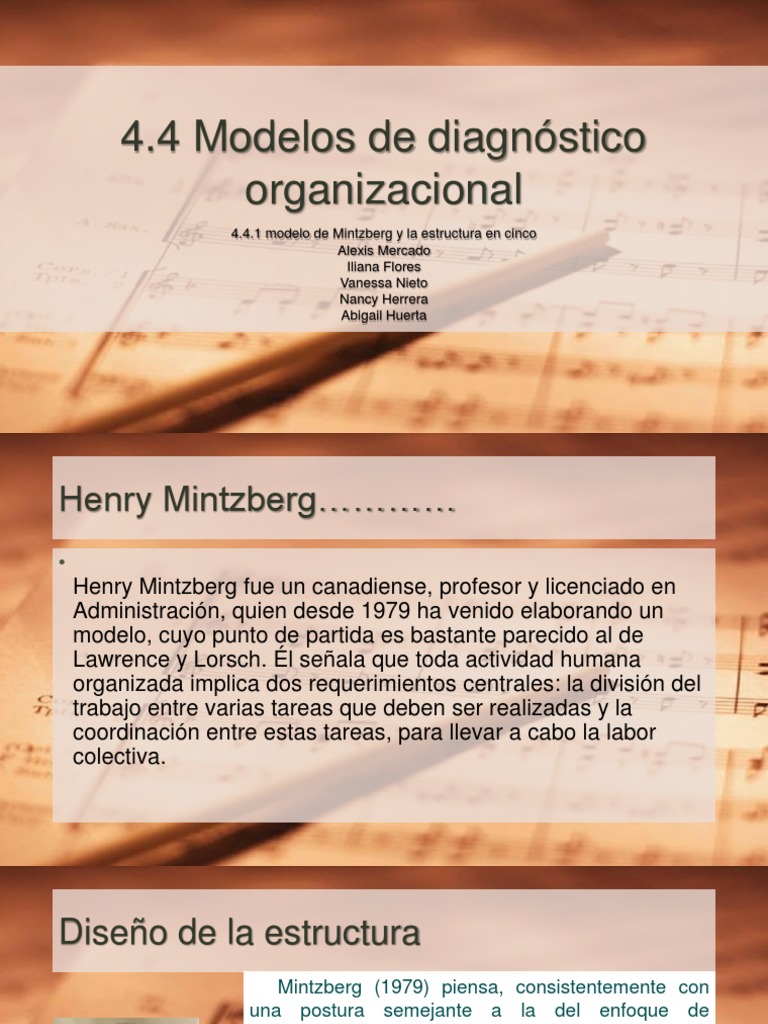 El Modelo de Mintzberg y La Estructura en Cinco | PDF