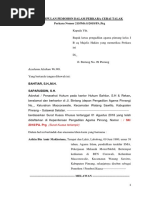 Contoh Replik Gugatan Cerai | PDF