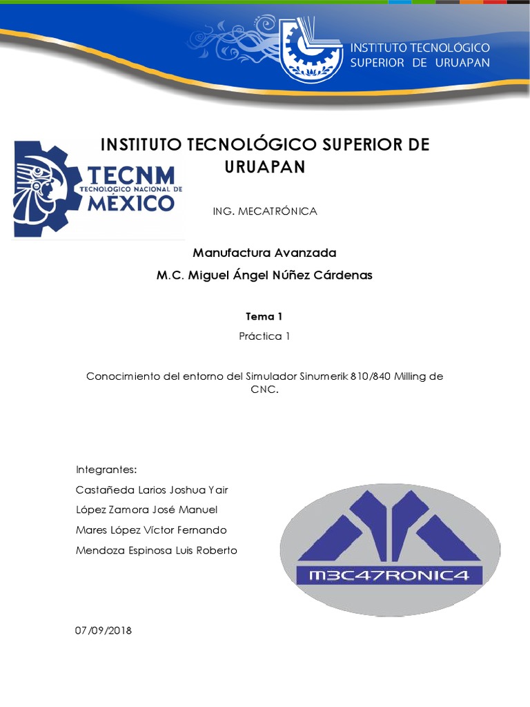 Práctica 1 | PDF | Control numerico | Software