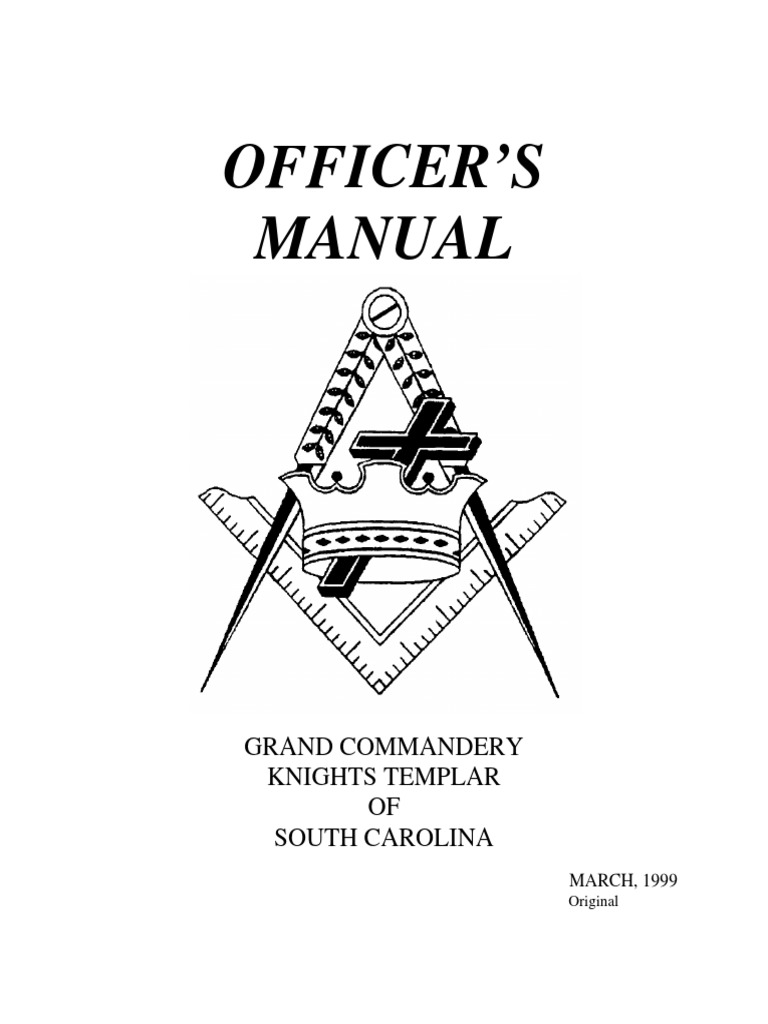 1997 Approved Officers Manual, PDF | PDF | Freemasonry