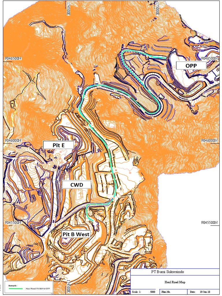 SURPAC - Gemcom Software: Haul Road Map | PDF
