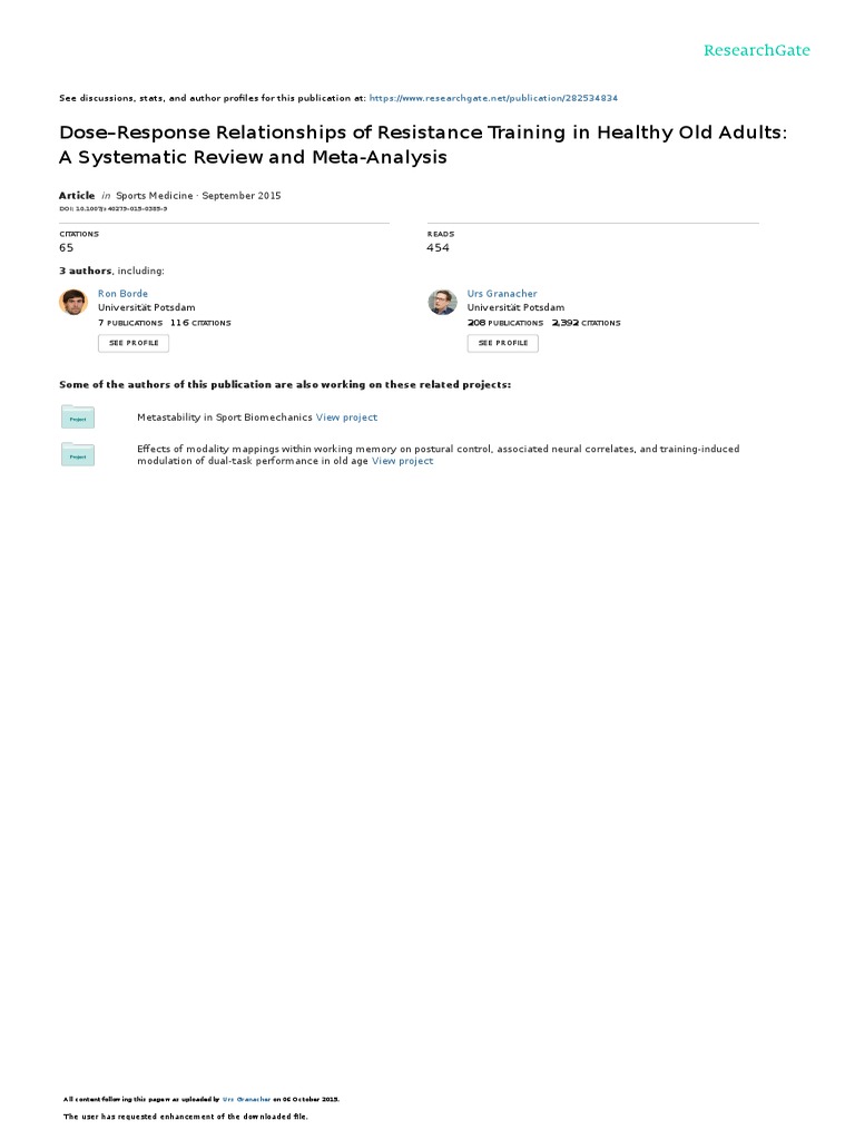 Research | PDF | Strength Training