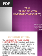 Overview of TRIMs Agreement in Trade | PDF | General Agreement On ...