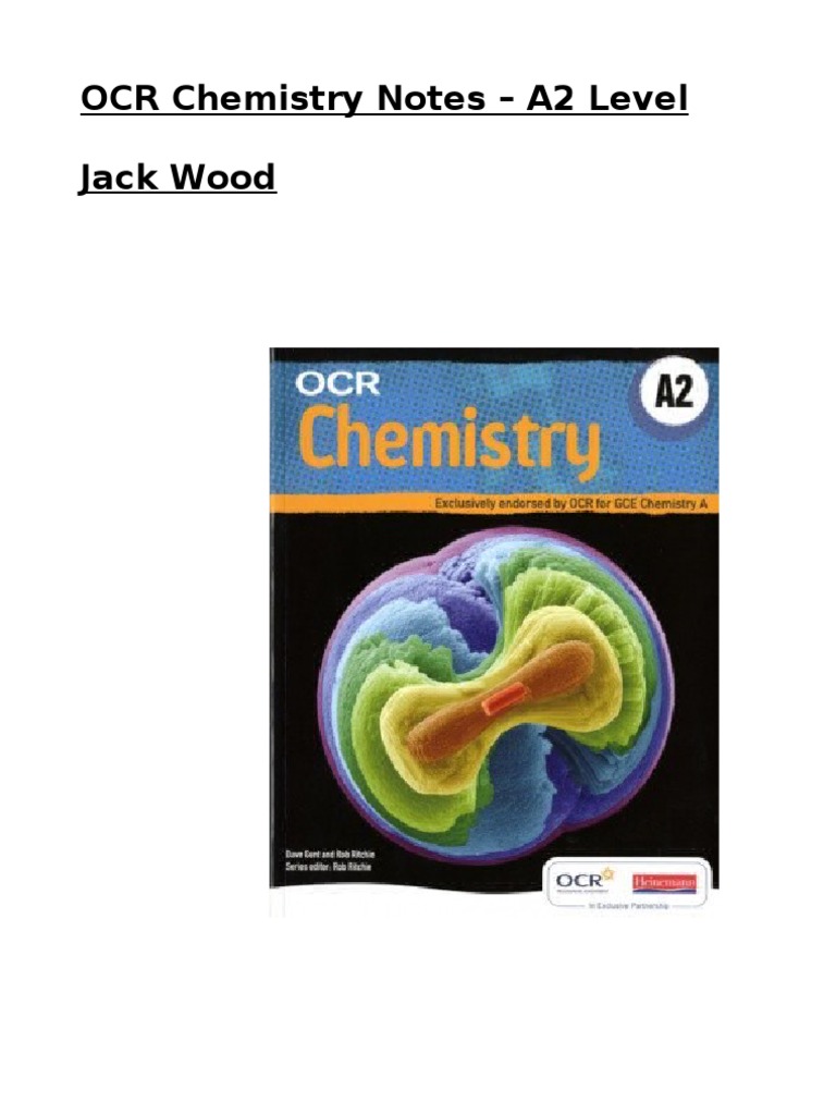 OCR Chemistry Notes | PDF | Amine | Benzene