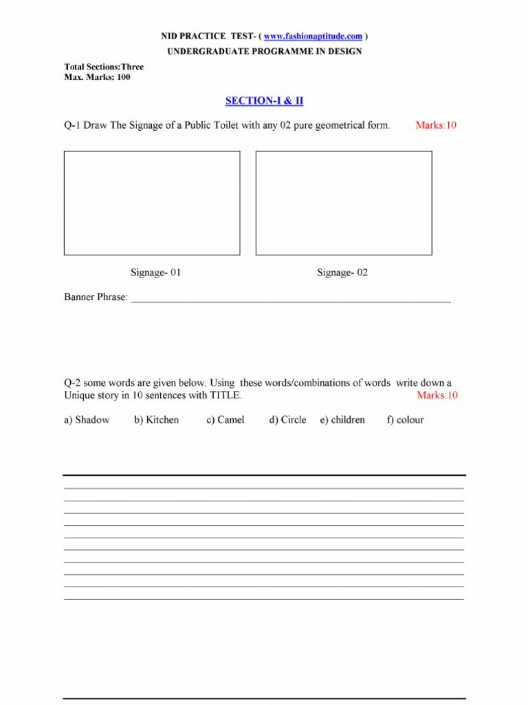Sample Paper for Nid-GDPD