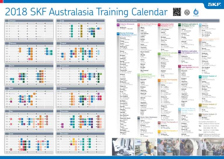2018 SKF Training Calendar | PDF | New South Wales