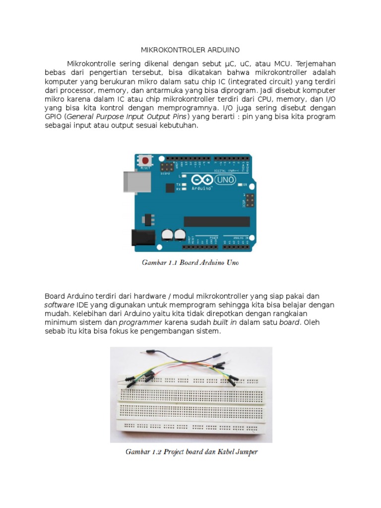 Mikrokontroler Arduino | PDF