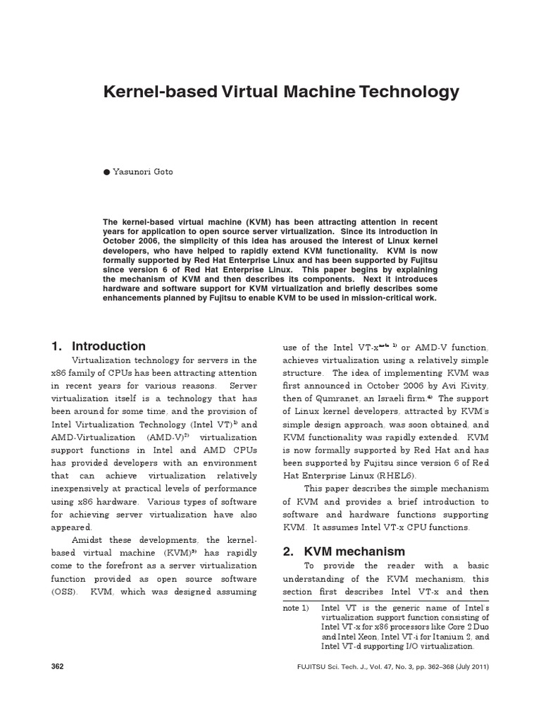 Paper Pdf Virtual Machine Operating System