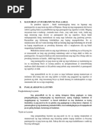 Epekto NG Masamang Bisyo | PDF