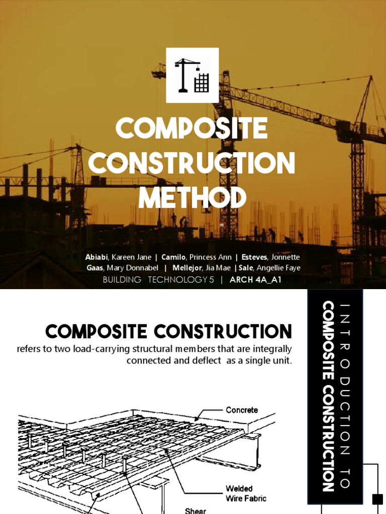 Composite Construction Method PDF | PDF | Composite Material | Beam ...