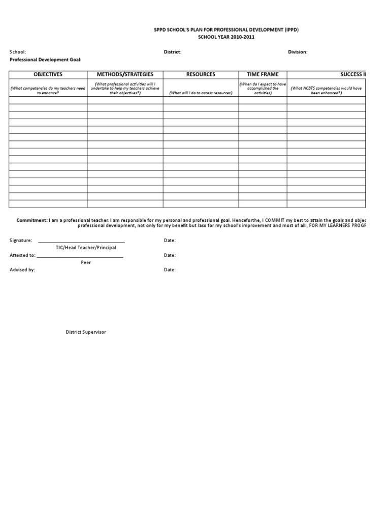 SPPD Blank Form1 | PDF