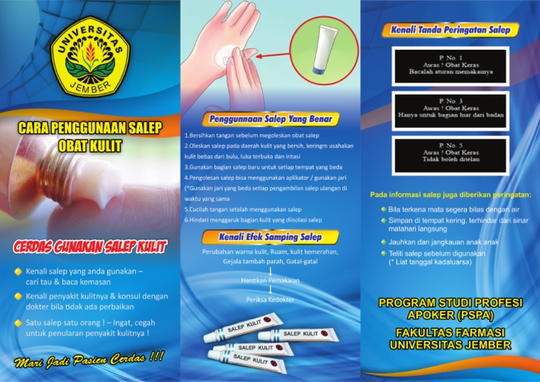 Tugas Leaflet Penggunaan Salep | PDF