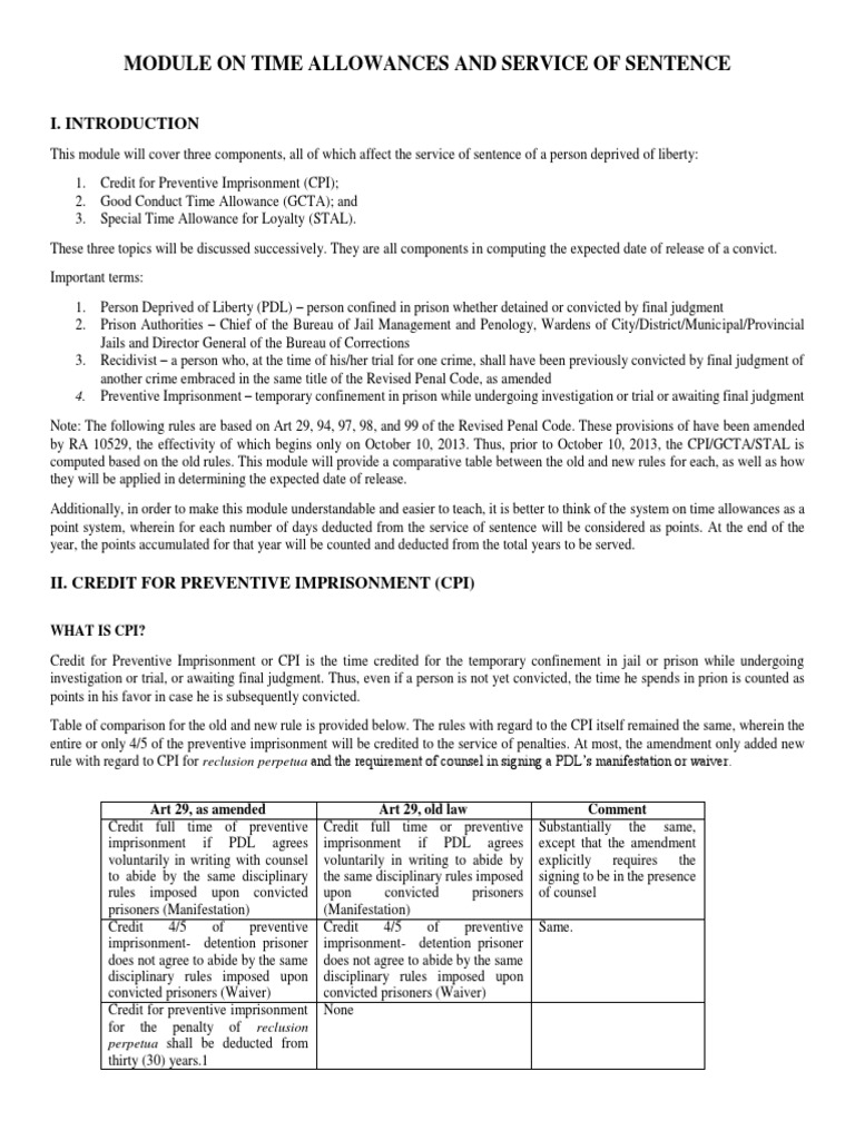 Gcta Clean Pdf Sentence Law Imprisonment