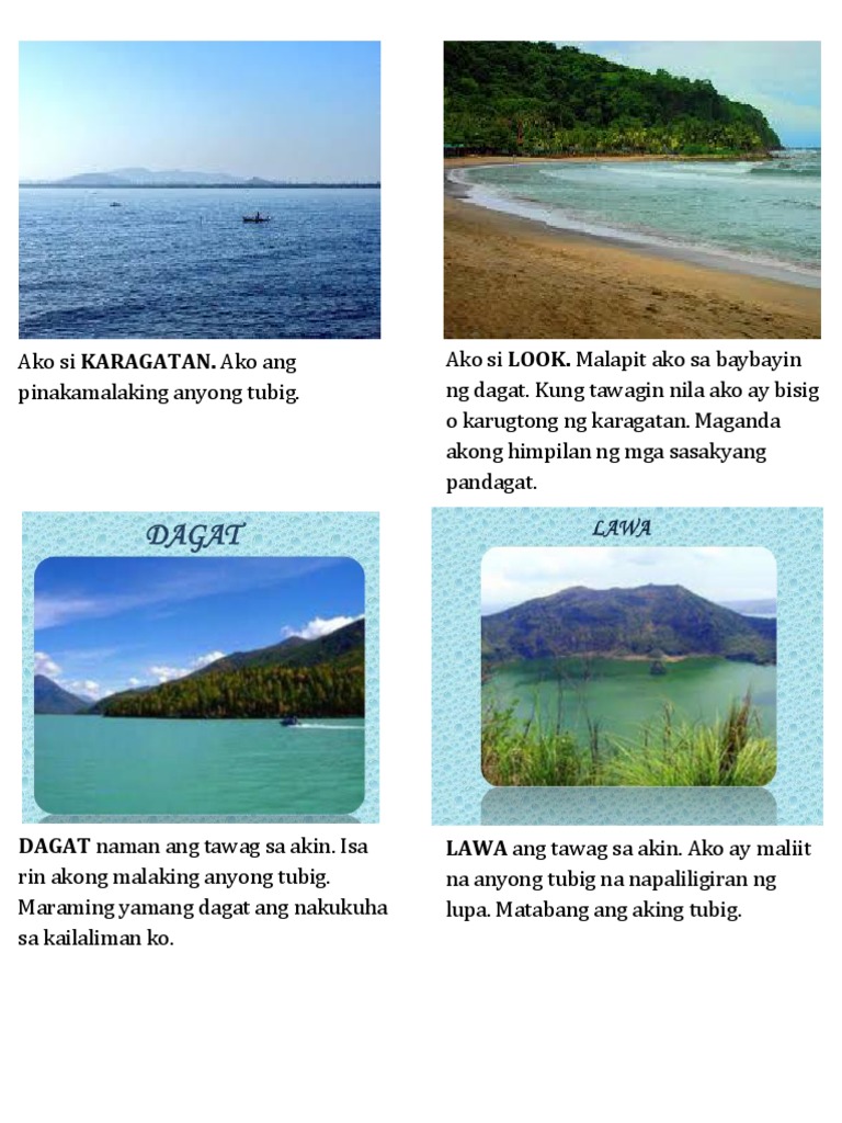 Anyong Tubig Sa Pilipinas Araling Panlipunan 3 Anyong Lupa At Anyong