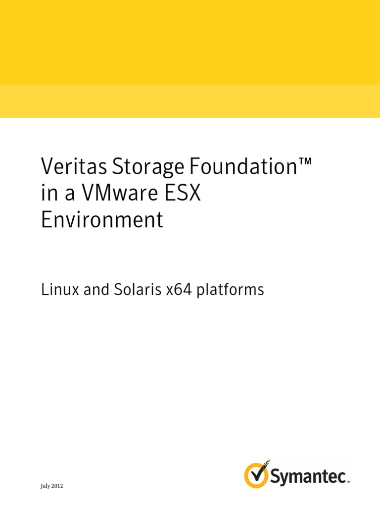 SF Support With VMware | PDF | V Mware | File System