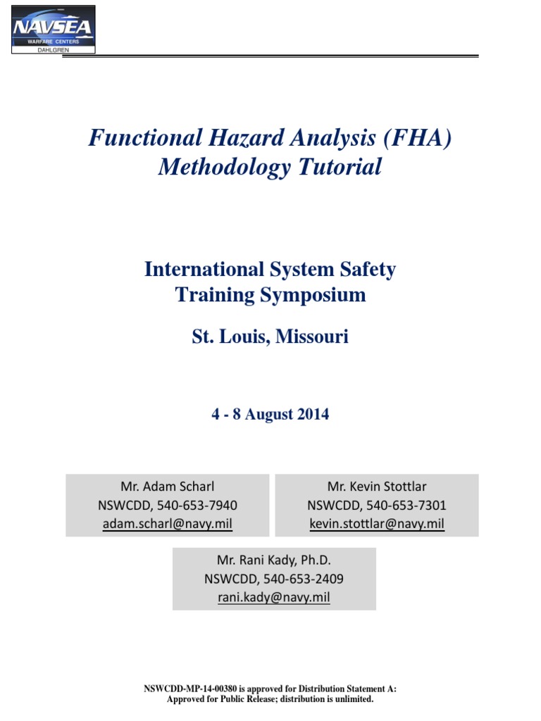 Functional Hazard Analysis Common Process | Download Free PDF | System | Systems Engineering
