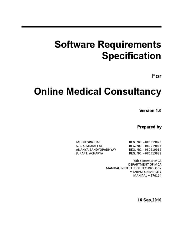 Software Requirements Specification Template | PDF | World Wide Web ...