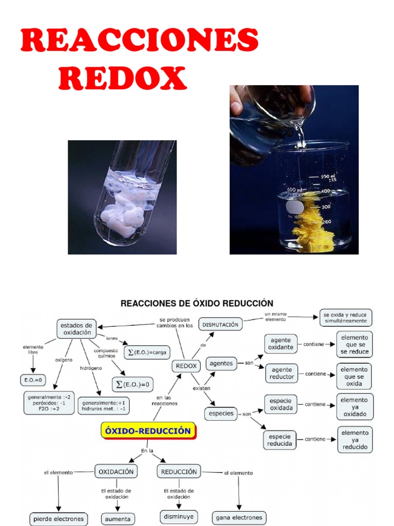 Guía Completa de Reacciones Redox | PDF | Redox | Procesos industriales