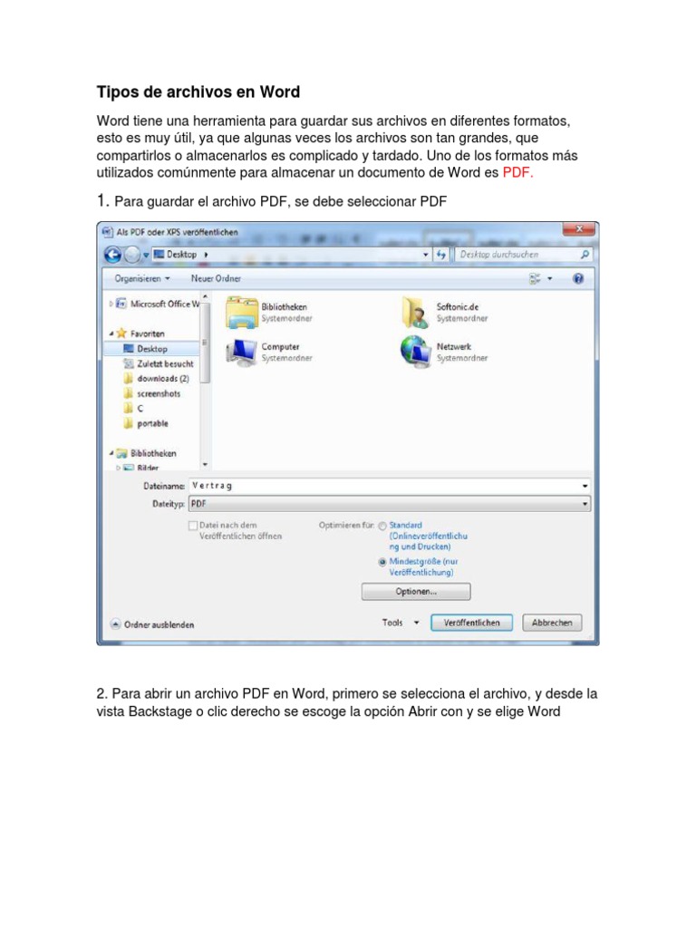 Tipos de Archivos en Word | Microsoft Word | Formato de archivo