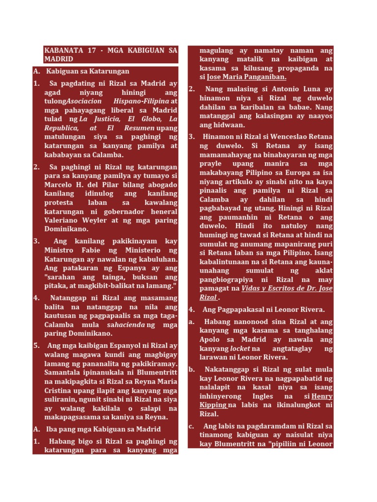 Kabanata 17 | PDF