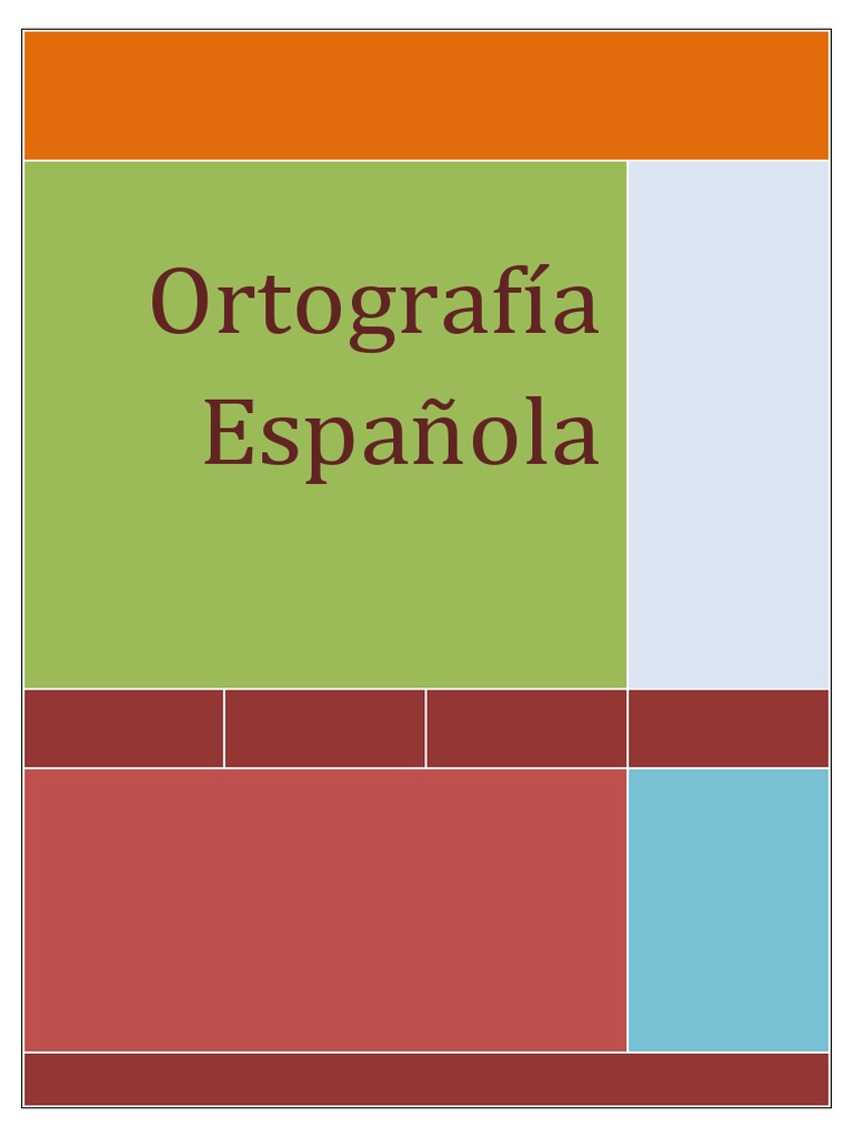 Reglas Generales de la ortografia española(actualizada).pdf | Lengua ...