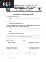 Format Informed Consent - Puskesmas | PDF