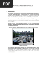 Practica 3. Aforo Vehicular | PDF | Volumen | Intersección (carretera)