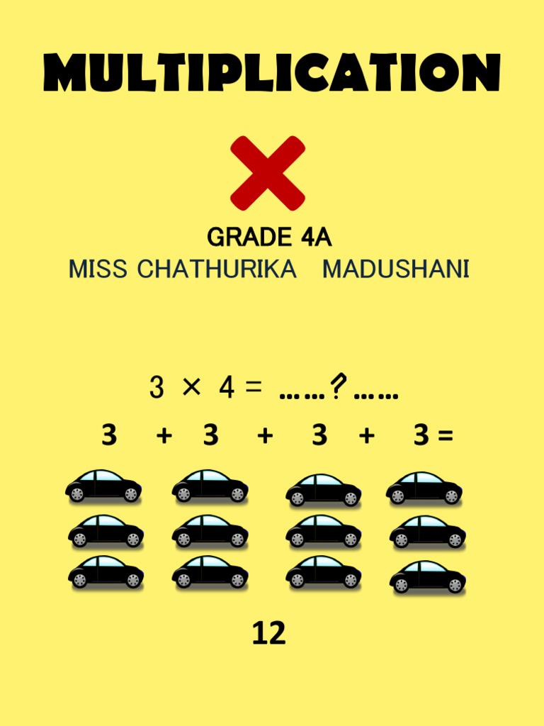 Multiplication: Miss Chathurika Madushani | PDF | Cooking, Food & Wine