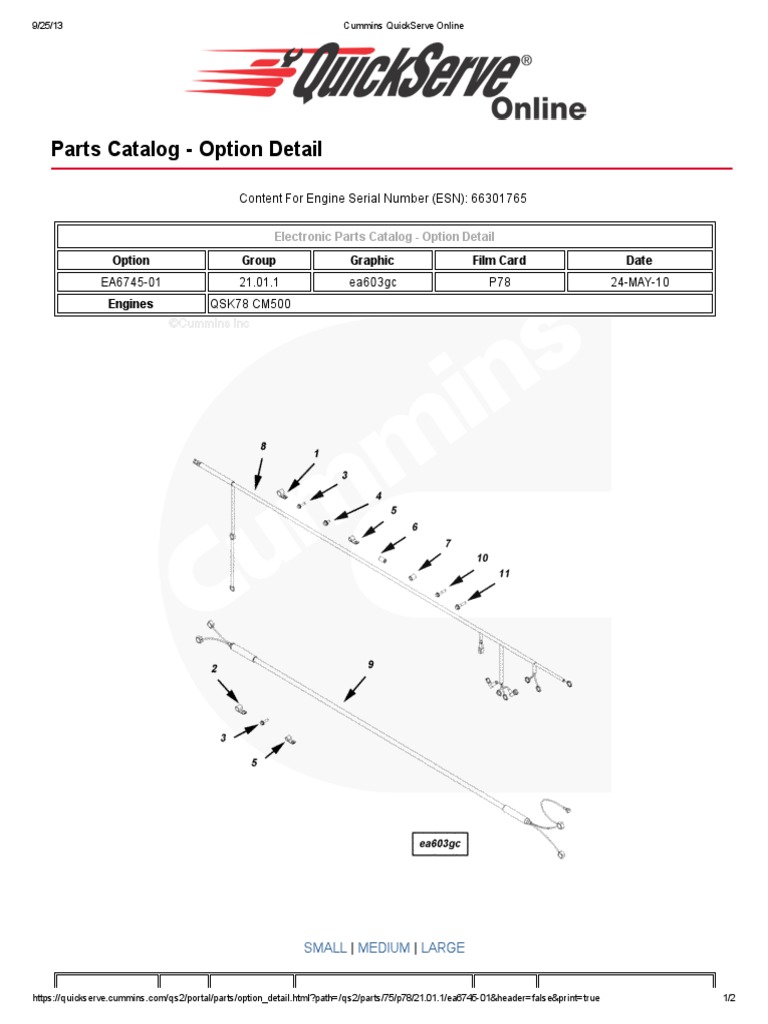 QSK78 Engine Parts Catalog | PDF | Screw | Engines