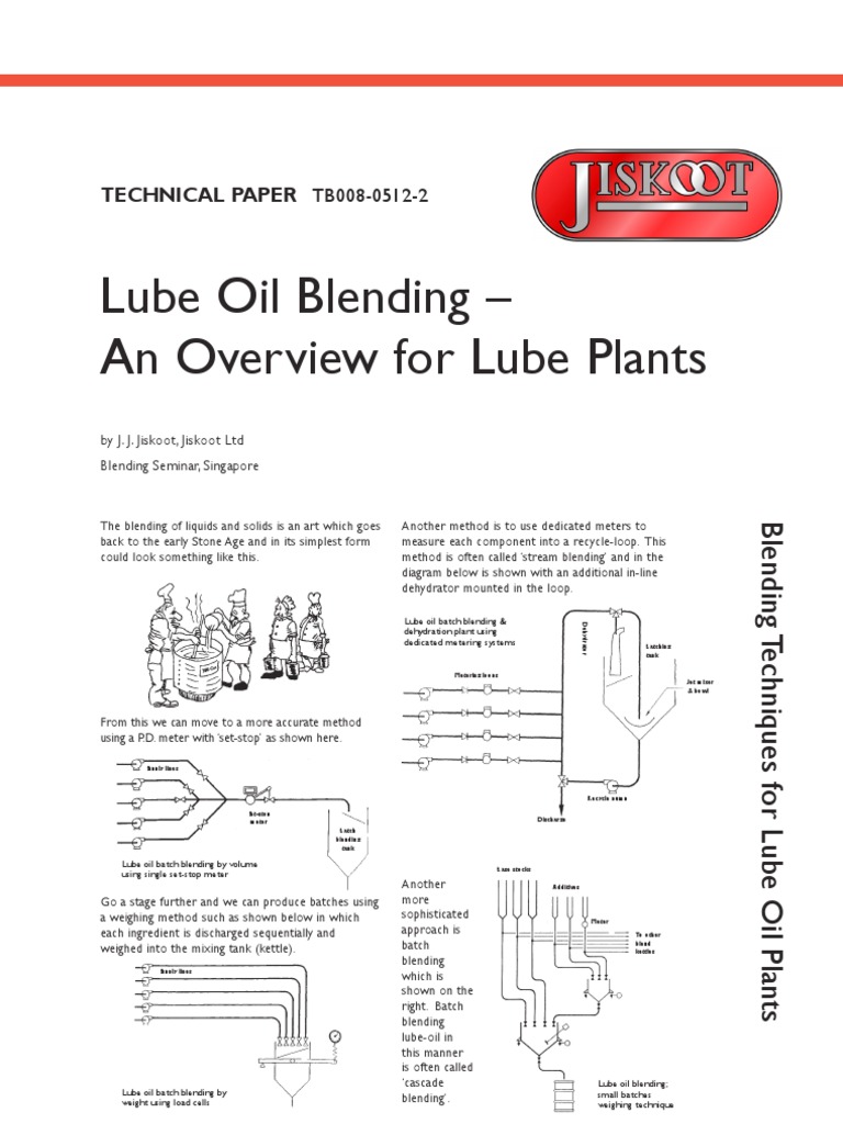 TB008-0512-2 Lube Oil Blending | PDF | Pump | Nature