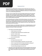 RAINBOW FISH Script | PDF | Nature