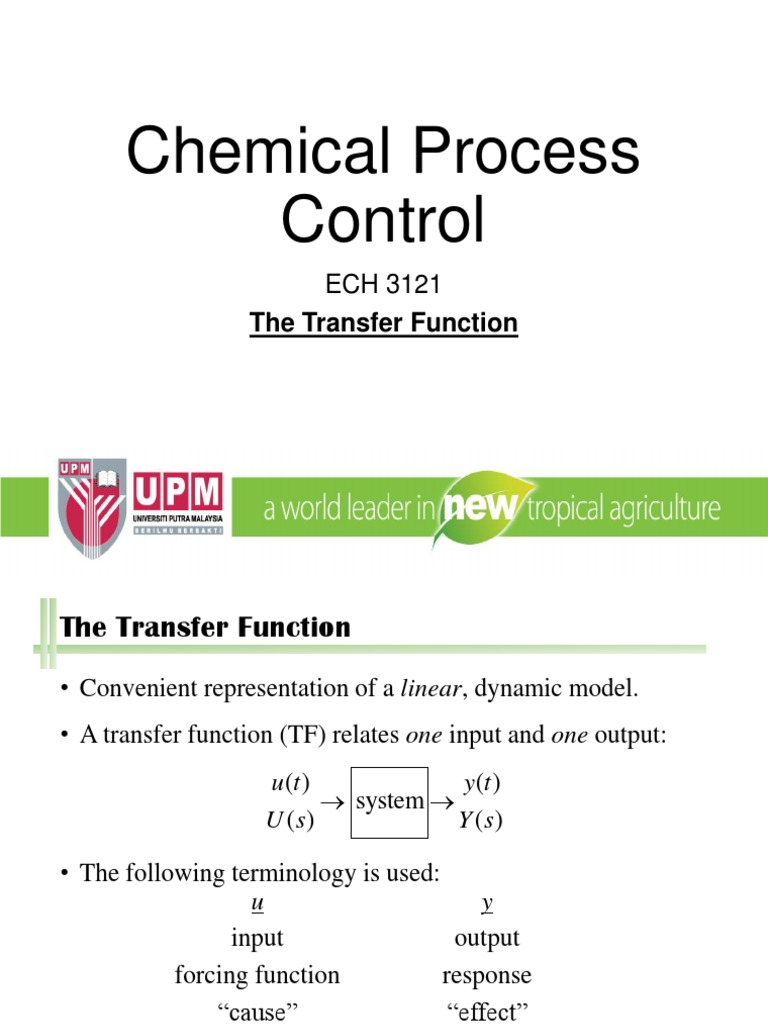 The Transfer Function | PDF | Control Theory | Nonlinear System