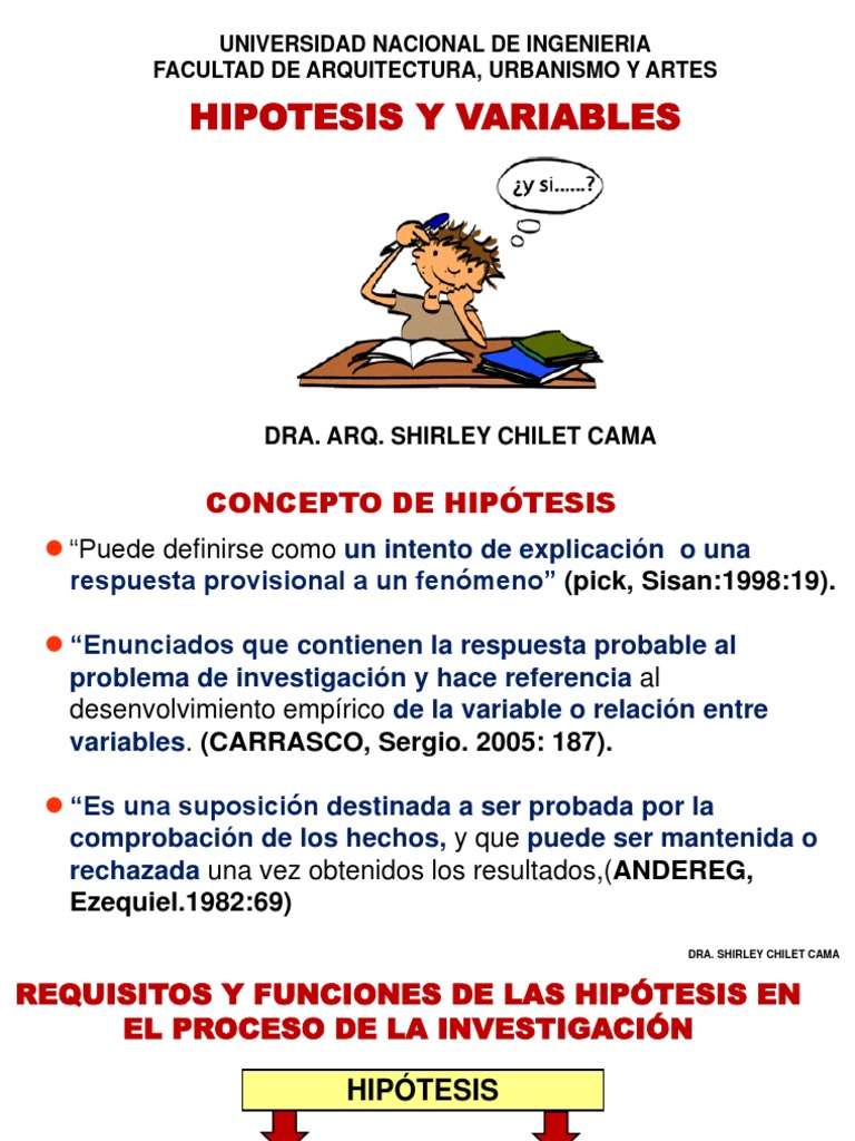 7 Clase Hipótesis y Variables | Hipótesis | Ciencia