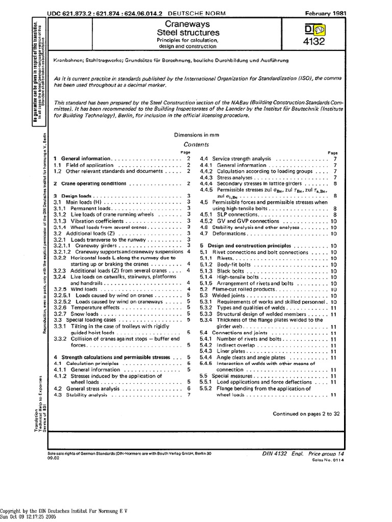 Din 4132 | PDF