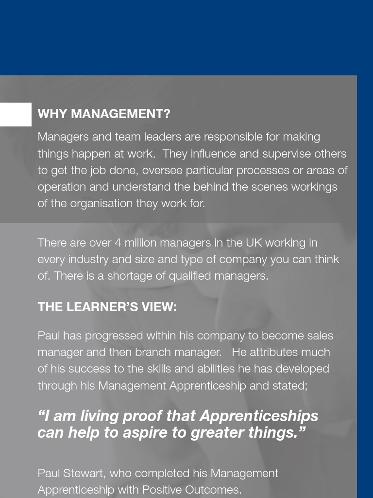 An Introduction to Apprenticeships in Management: A Guide for Young ...
