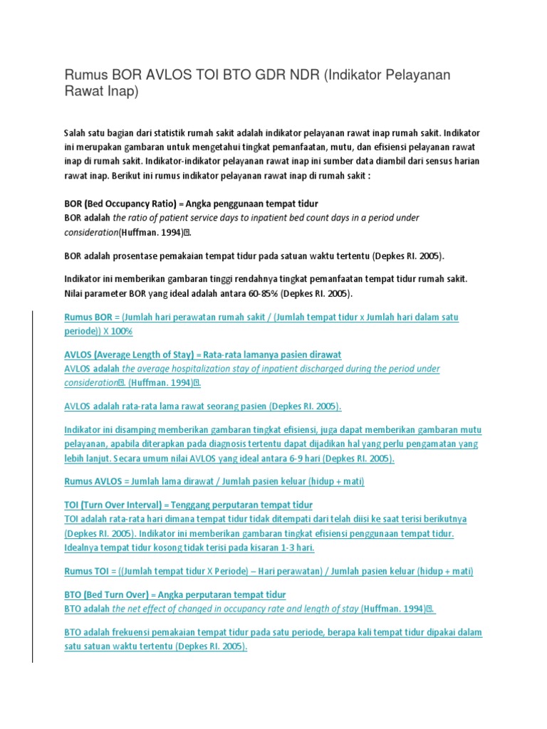 Rumus Bor Avlos Toi Bto GDR NDR | PDF