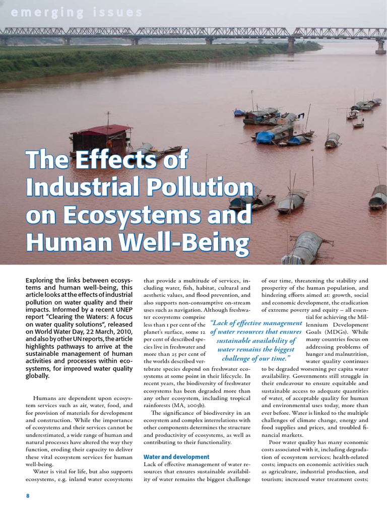 The Effects of Industrial Pollution On Ecosystems and Human Well-Being ...