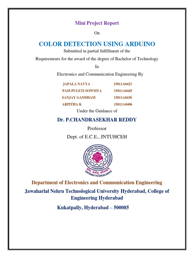 Color Detection 2 PDF | PDF | Arduino | Electronics