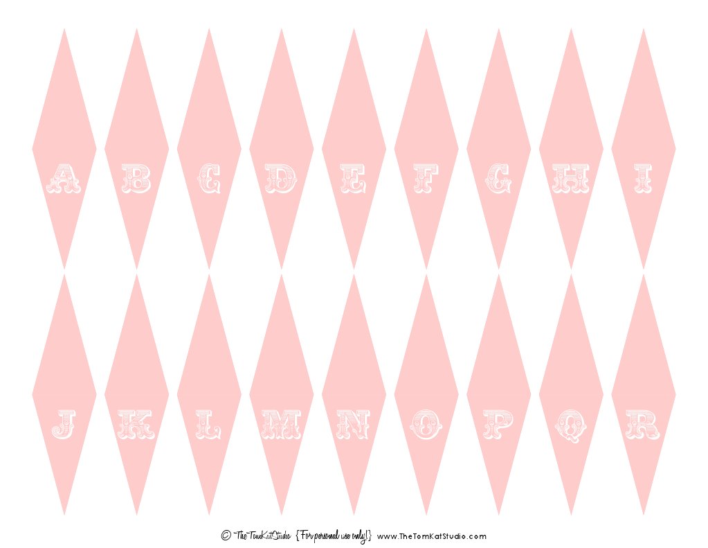 Mini Bunting Alphabet - Pastels - Tomkat Studio | PDF | Technology ...