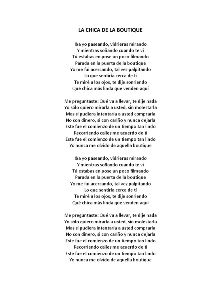 Letras de Canciones | PDF