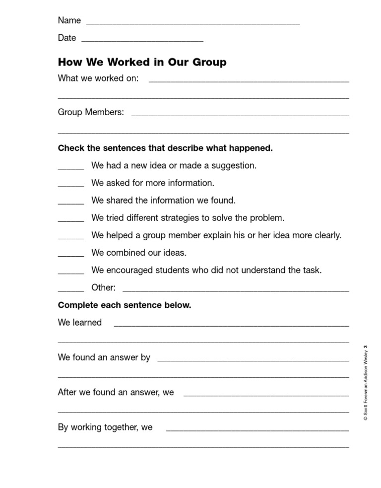 Group Self Assessment | PDF