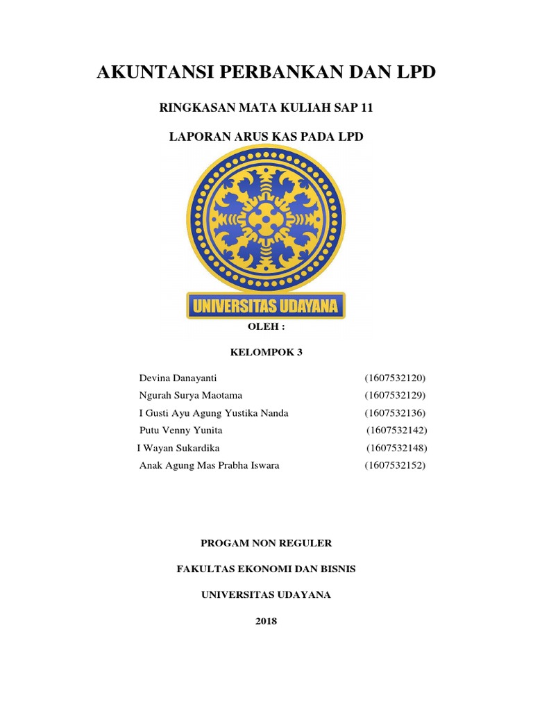 Akuntansi Perbankan Dan LPD SAP 12 | PDF