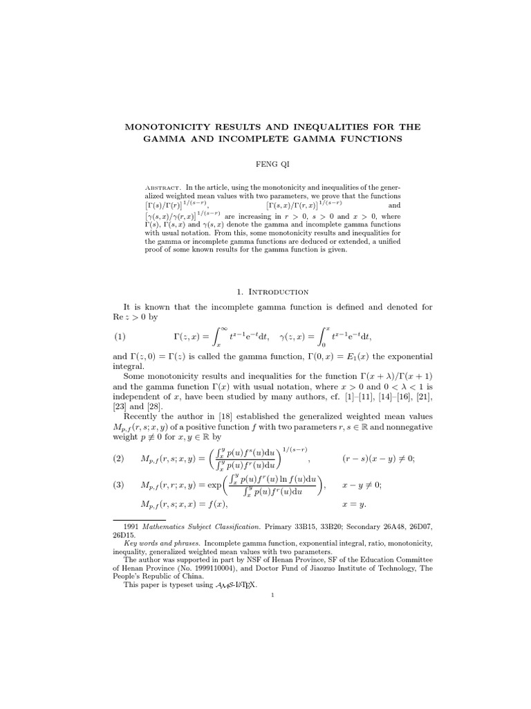 Tes1 Pdf Pdf Monotonic Function Function Mathematics