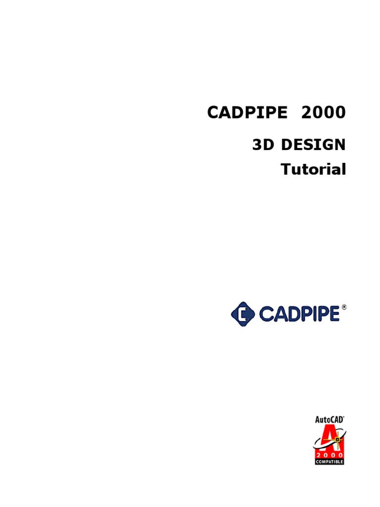 Cadpipe 2000: 3D Design Tutorial | PDF | Command Line Interface ...