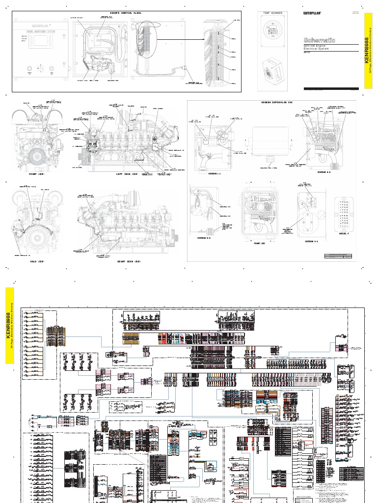 139050105-CATERPILLAR-GAS-ENGINE-3516-Schematic-DIAGRAM.pdf | Throttle ...